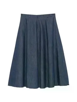 Incotex Flared Midi Skirt