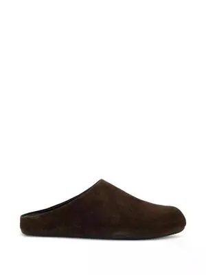 Officine Creative Babouche Suede Slippers - Brown