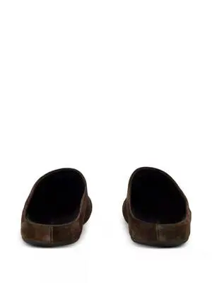 Officine Creative Babouche Suede Slippers - Brown