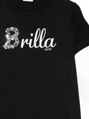 Liu Jo Sequin-embellished T-shirt - Black