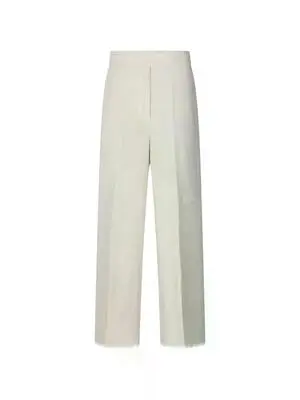 Antonelli Firenze Raw Edge Hem Bottoms For Women