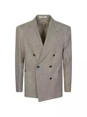 Tagliatore Textured Double-breasted Blazer