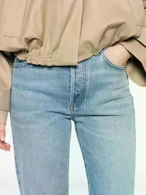 FRAME Vertical Straight Leg Jeans - Blue