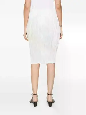 TOTEME Crinkled-effect Skirt - White