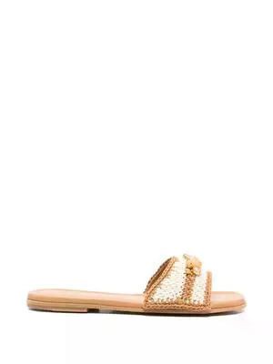 Inuikii Woven Cali Crystal-embellished Sandals
