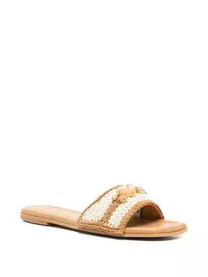 Inuikii Woven Cali Crystal-embellished Sandals