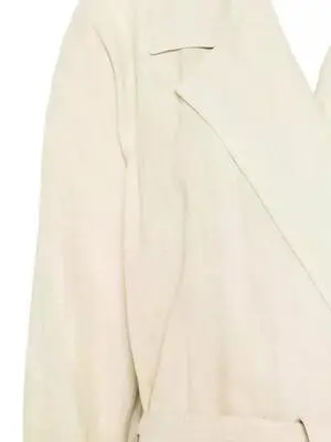 Versace 1980s Belted Double-breasted Coat