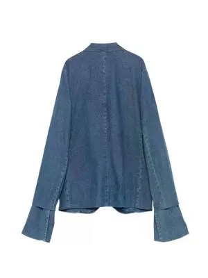 MAISON JEJIA Harry Flared-cuff Denim Blazer
