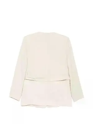 Antonelli Firenze Eddie Belted Collarless Jacket