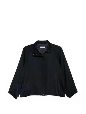 Antonelli Firenze Grace Raglan-sleeve High-neck Jacket - Blue