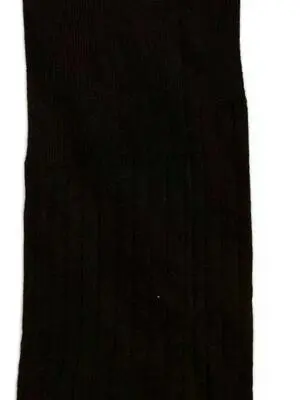 Zegna Logo-print Knee Socks - Brown