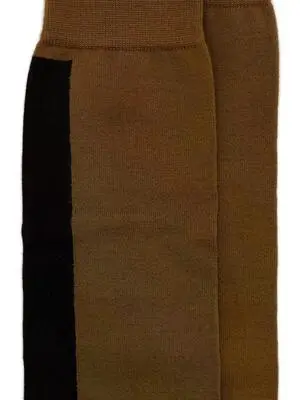 Zegna Logo-print Color-block Socks