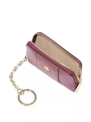PIQUADRO Logo-plaque Leather Key Holder