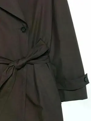 Soeur Helio Double-breasted Belted Jacket - Grey