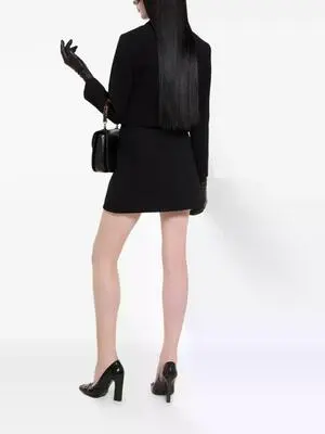 Gucci Double G Buttoned Mini Skirt