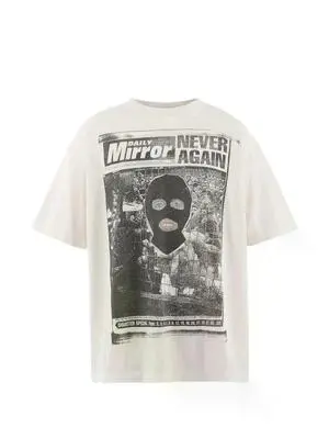 SAINT MXXXXXX X Jamie Reid Graphic-print T-shirt - Neutrals