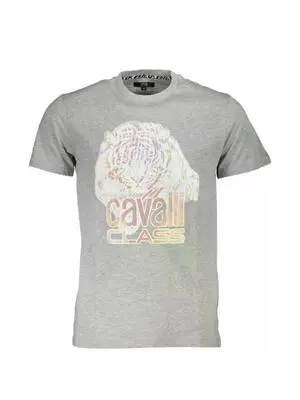 Roberto Cavalli Iridescent Tiger-print T-shirt - Grey