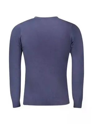 Roberto Cavalli Embroidered Logo Crew-neck Sweater - Blue