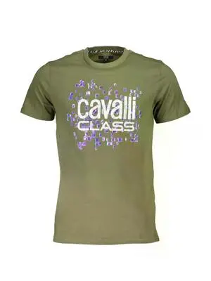 Roberto Cavalli Logo-print T-shirt - Green