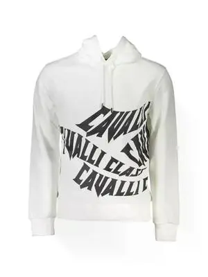 Roberto Cavalli Logo-print Hoodie - White