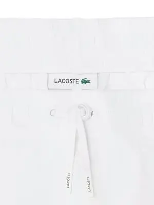 Lacoste Logo-appliqué Drawstring Track Pants - White