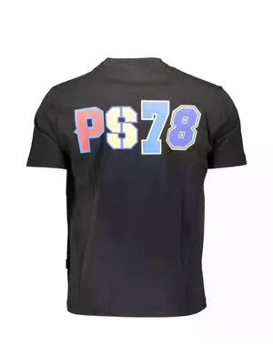 PLEIN SPORT Logo-print Cotton T-shirt - Black