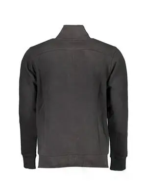 U.S. Grand Logo-embroidered Zip-up Sweater - Grey