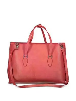 MARIO VALENTINO Foldover Tote Bag - Red
