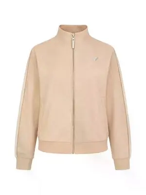 Guess Stripe-detail Zip-up Sweatshirt - Neutrals