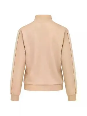 Guess Stripe-detail Zip-up Sweatshirt - Neutrals