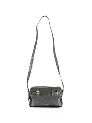 TWINSET Crossbody Bag With Logo Appliqu - Black