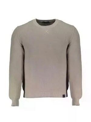 NORTH SAILS Textured-knit Cotton Crew-neck Sweater - Grey