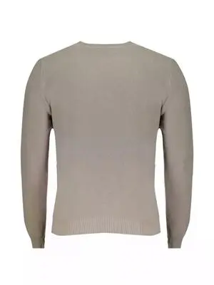 NORTH SAILS Textured-knit Cotton Crew-neck Sweater - Grey