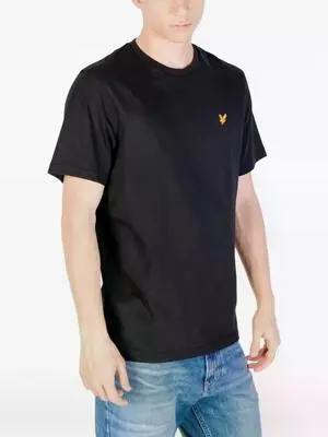 LYLE & SCOTT Embroidered-logo Cotton T-shirt - Black