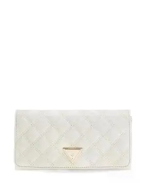 Guess Giully Ii Quilted Crossbody Bag - Neutrals
