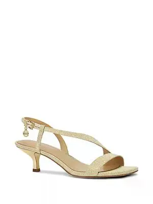 Michael Kors 50mm Jaida Sandals - Gold