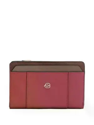 PIQUADRO Bifold Leather Wallet - Red