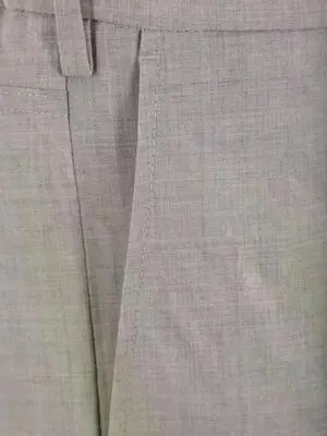 Eleventy Drawstring-waist Pleated Trousers - Grey