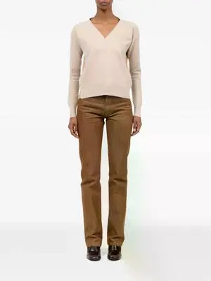 MAISON MARGIELA V-neck Buttoned Cardigan - Neutrals