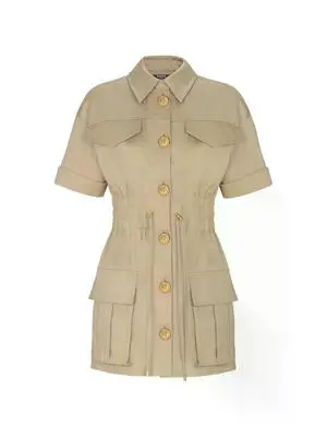 Balmain Four Pocket Button-up Dress