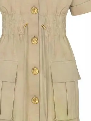 Balmain Four Pocket Button-up Dress