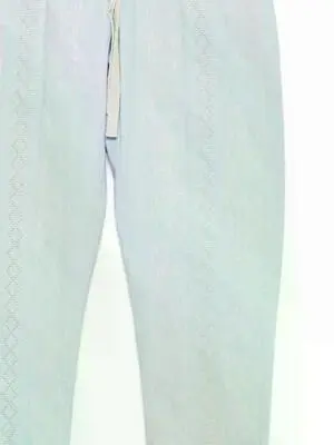 SEMICOUTURE Embroidered Trousers - Blue