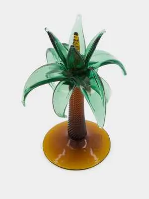 GORDIOLA Hand-blown Palm Tree Sculpture