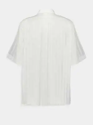 Givenchy Cotton Voile Shirt With Stripes - White