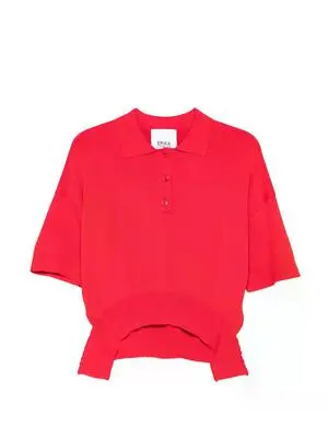Erika Cavallini Cut-out Polo Top
