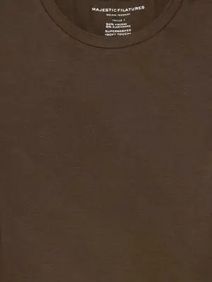 Majestic Filatures Crew-neck Tank Top - Brown