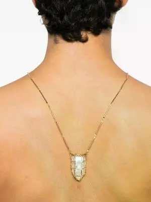 Isabel Marant Étoile Rock Crystal Pendant Necklace - Gold