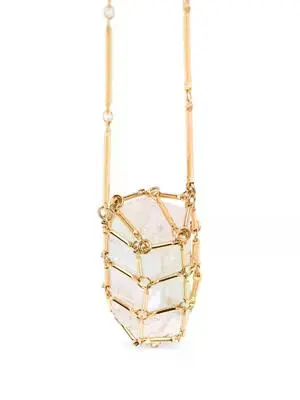 Isabel Marant Étoile Rock Crystal Pendant Necklace - Gold