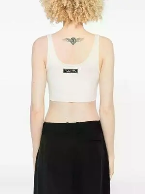 Erika Cavallini Ribbed Crop Top