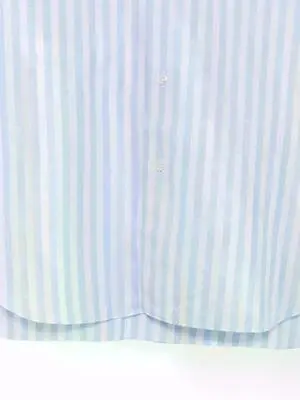 BARBA NAPOLI Striped Long-sleeve Shirt - Blue